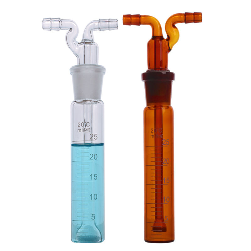 Flue Gas Absorption Bottle Absorption Tube Porous Glass Plate White ...