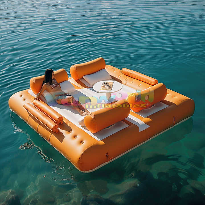 Funworld Beach Bar - Inflatable Floating Dock Platform