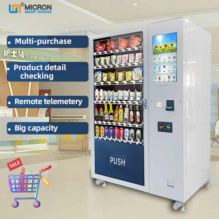 Smart Robotic Beverage Vending Machine Smart Vending Machine Food and ...