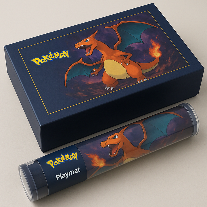 Custom Logo TCG Mat PC/PET Material 60mm/50mm Diameter Hot Card Game ...