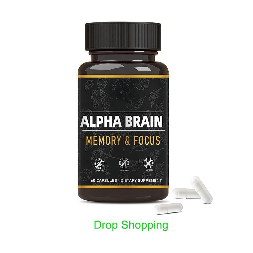 Dropshipping Alpha Nootropic Brain Health Capsules Supplement Support ...
