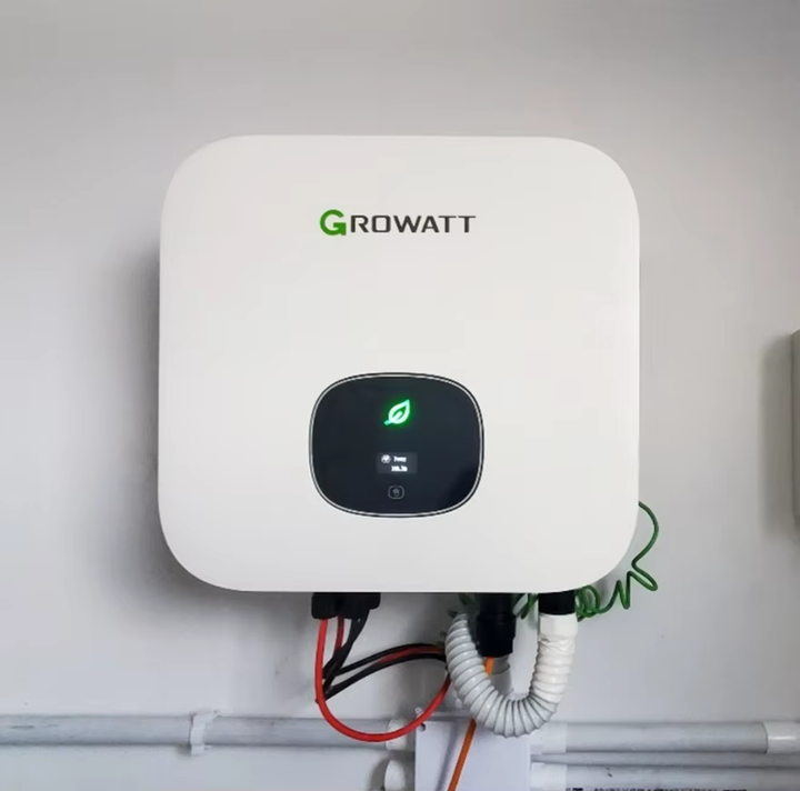 SPF 6000 ES Plus 6kw 8KW Hot Sale Myanmar Growatt Hybrid on Grid Solar Inverter Solar 3 Phase ...