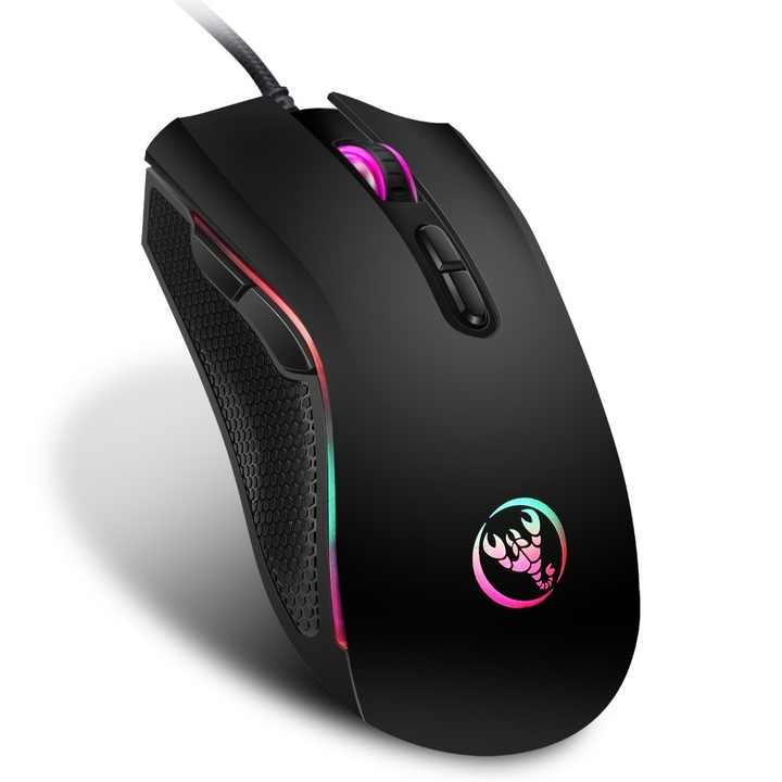Wired RGB Gaming Mouse 6400 DPI with 6 Buttons for PC Gamer - OEM/ODM ...