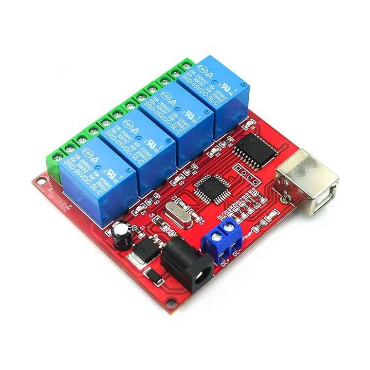 Programmable PC Controller USB Relay Switch Board Module