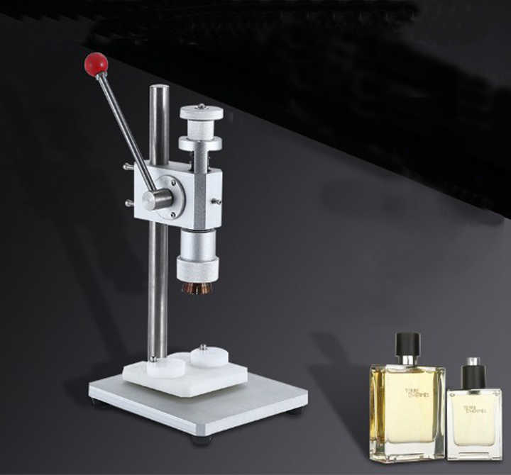 Manual Hand Press Perfume Bottle Crimping Machine