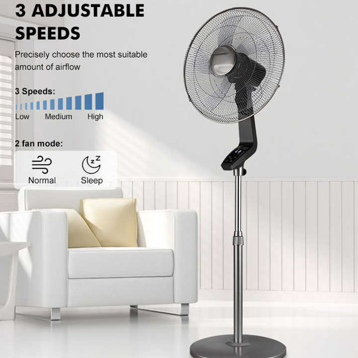 K-AIR Stand Fan 16 Inch Electric Fan Cheap Price Low Industrial Floor ...