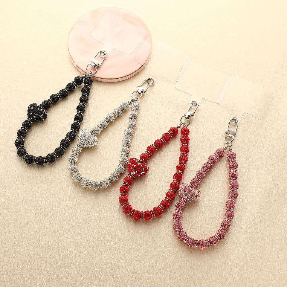 New Design Keychain Bling Rhinestone Key Chains Cute Keyring Woman Bag ...