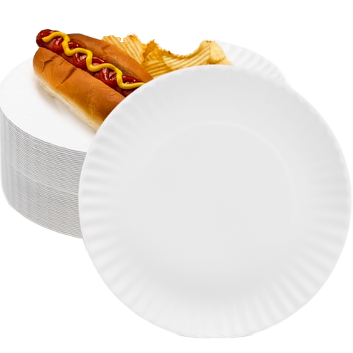 Birthday Cake Plates, Party Paper Plates, Tableware, White Essentials ...