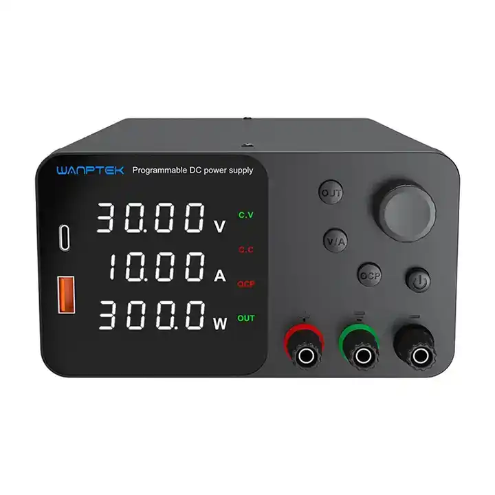 WANPTEK BENCH DC ADJUSTABLE POWER SUPPLY, 30V 10A, LAB, REPAIR, DIY ...