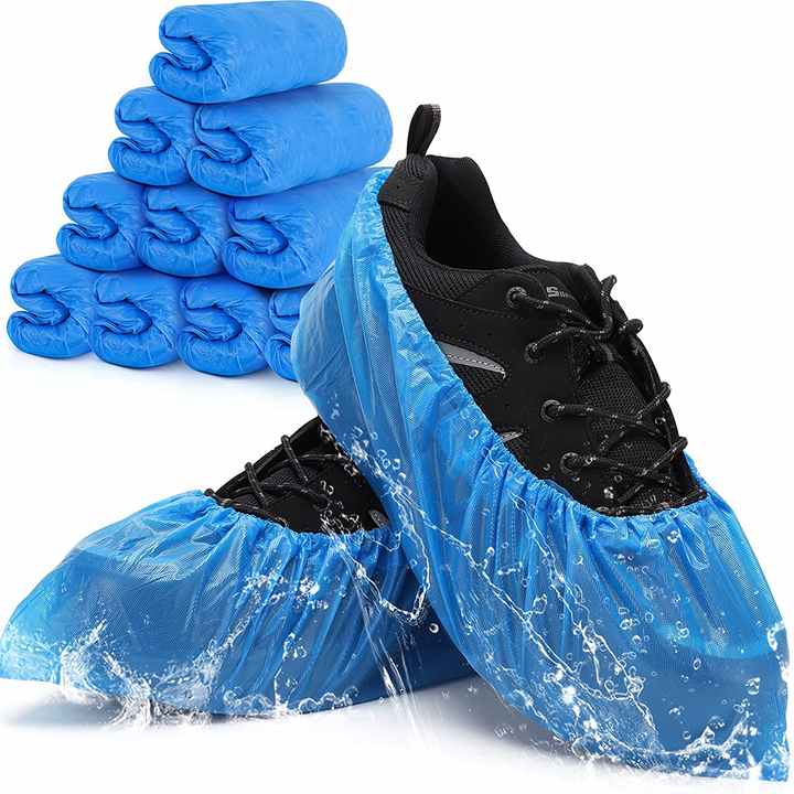Disposable Consumable Blue Plastic Anti-Dust Overshoes Foot Covers Anti ...