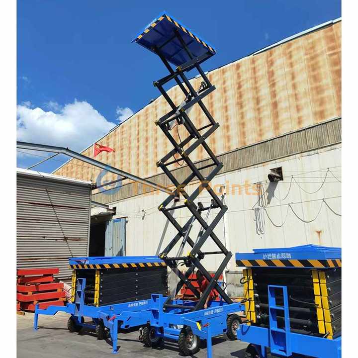 Hot Sale Portable Aerial Work Platform Electric Powered Hydraulic ...
