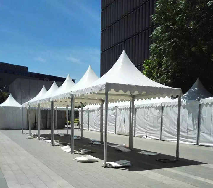 3x3m 4x4m 5x5m 6x6m Outdoor Pagoda Tent Large Portable White Tent PVC ...