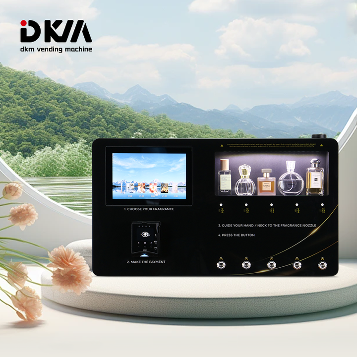 Perfume Vending Machine - Touch Screen Credit Card Reader
