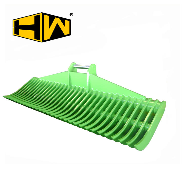 HONGWING Attractive Price Mini Excavator Mechanical Rake Rake Excavator ...