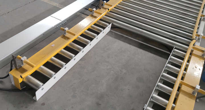 Powered Ground Conveyor Pallet Roller Conveyor Ground Conveying System ...
