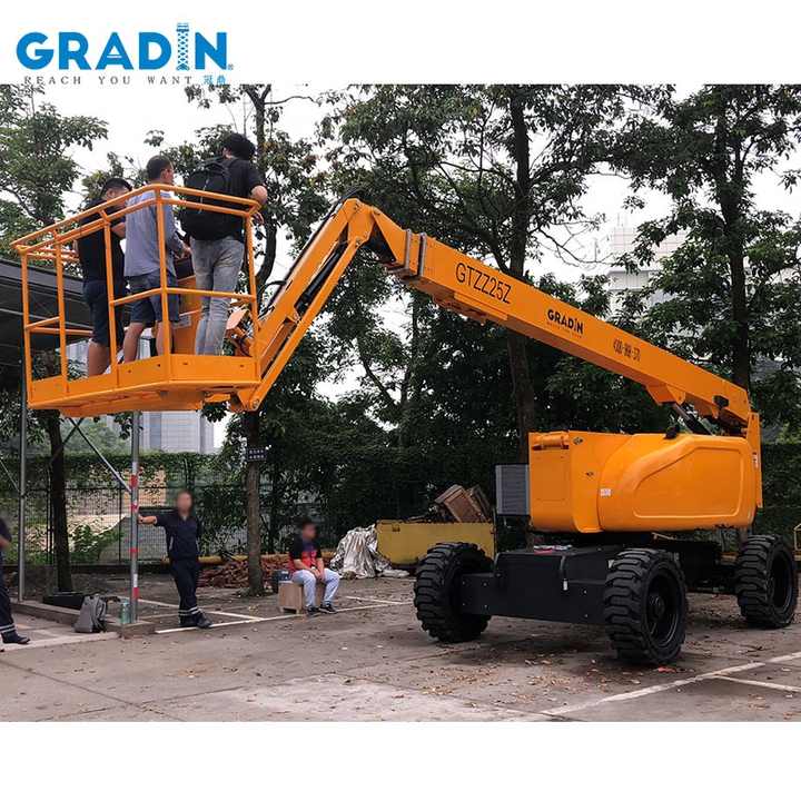Cherry Picker Man Lift Equipment - 25m Self Propelled Boom Lift