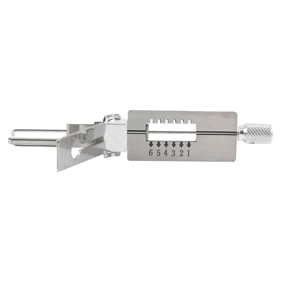 SS350 Residential Lock Picking Tool 6-pin Kaba Lishi 2-in-1 Locksmith ...