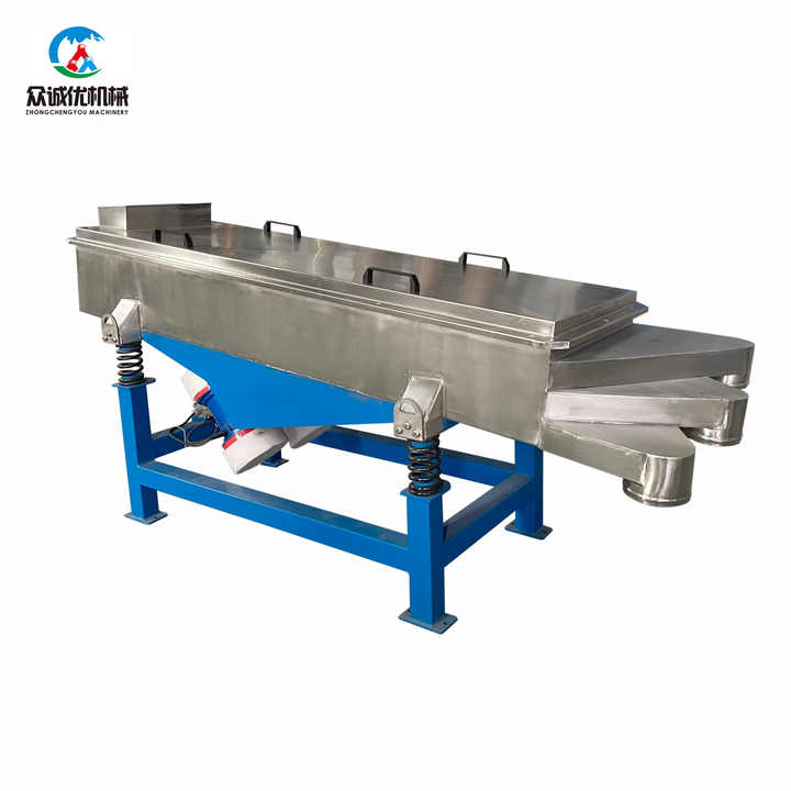 3 Layers Sand Vibration Separator Sieve Machine Linear Vibrating Screen