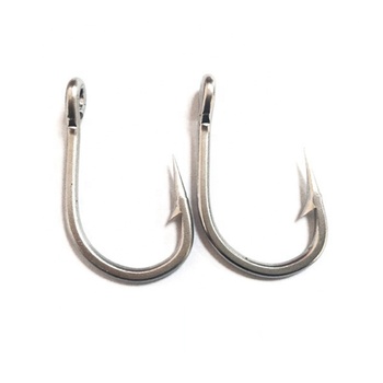 Custom Stainless Steel Big Game Sea Tuna Fishing Hooks 39960 Shark ...