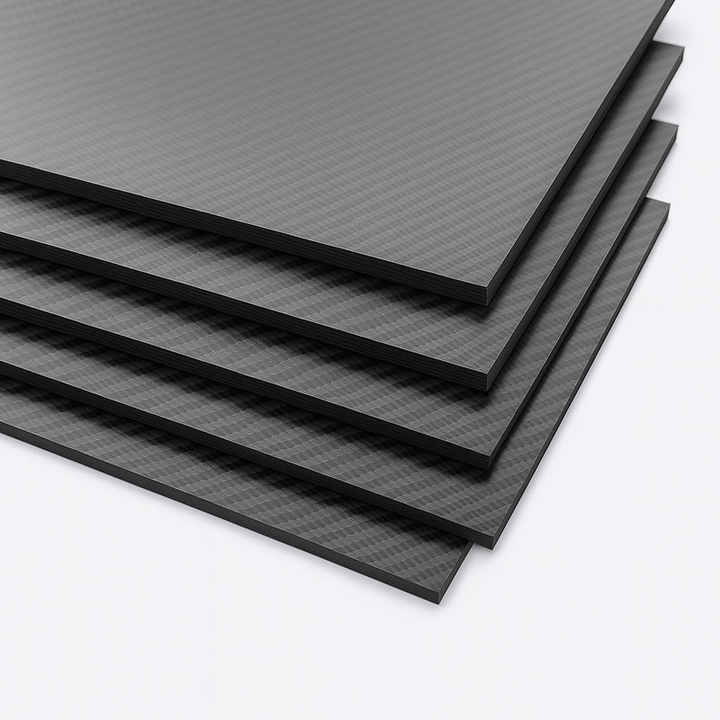 High quality OEM/ODM T300 3K 500*500MM Bright carbon fiber Plain weave ...