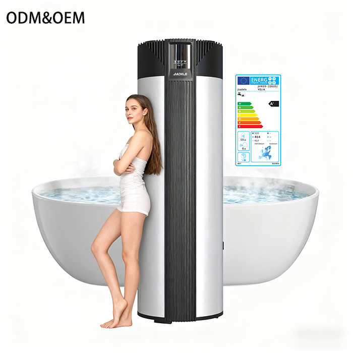 JIADELE 200L Stainless Steel Tank Domestic Hot Water All in One R290 ...