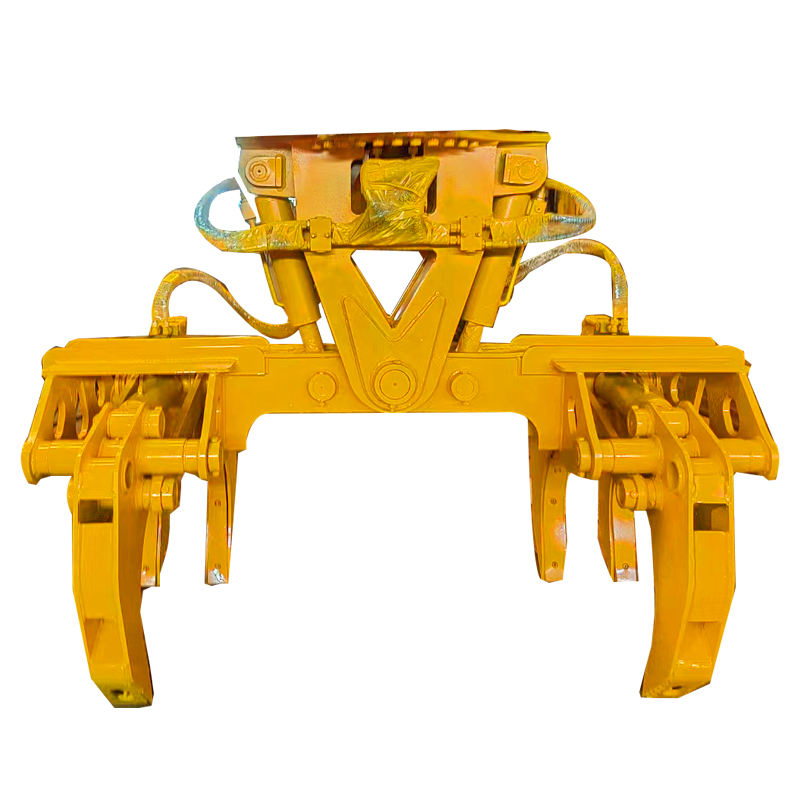 Zhongju Diesel-Powered Pipe Grapples Excavator Pole Grab Clamp ...