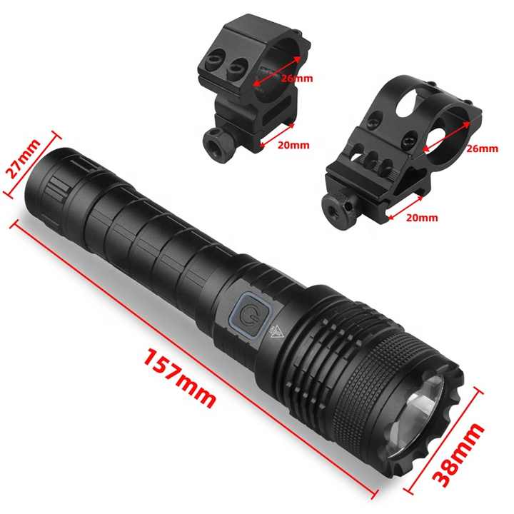 Yellow Blue Red Green Lens Filter Torch Kit 5 Color in 1