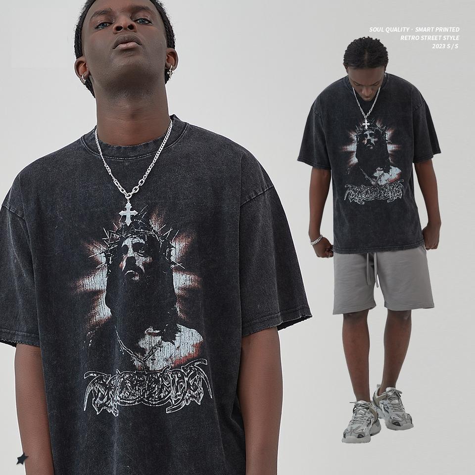 Wholesale Oem Jesus Christ t Shirts Summer Fashion Printing T-shirt ...