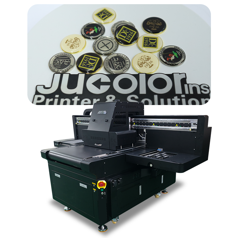 Jucolor 6012 Inkjet Conveyor Canvas Acrylic Raised Text Smart ID Card ...