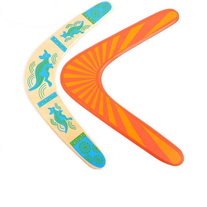 Outdoor Boomerang V Shaped High Grade Wooden Boomerang Flying Disc ...