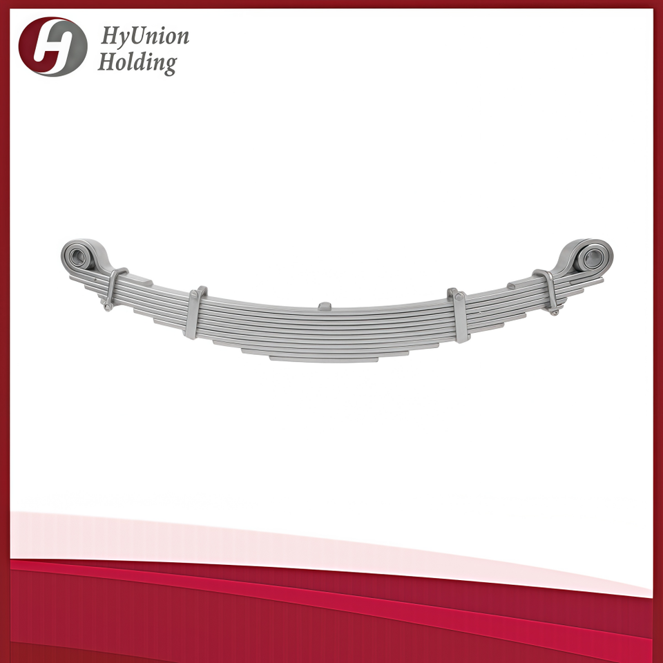 Steel Howo Truck Leaf Spring 9 Leaf Pack for Rear Axle Suspension in ...