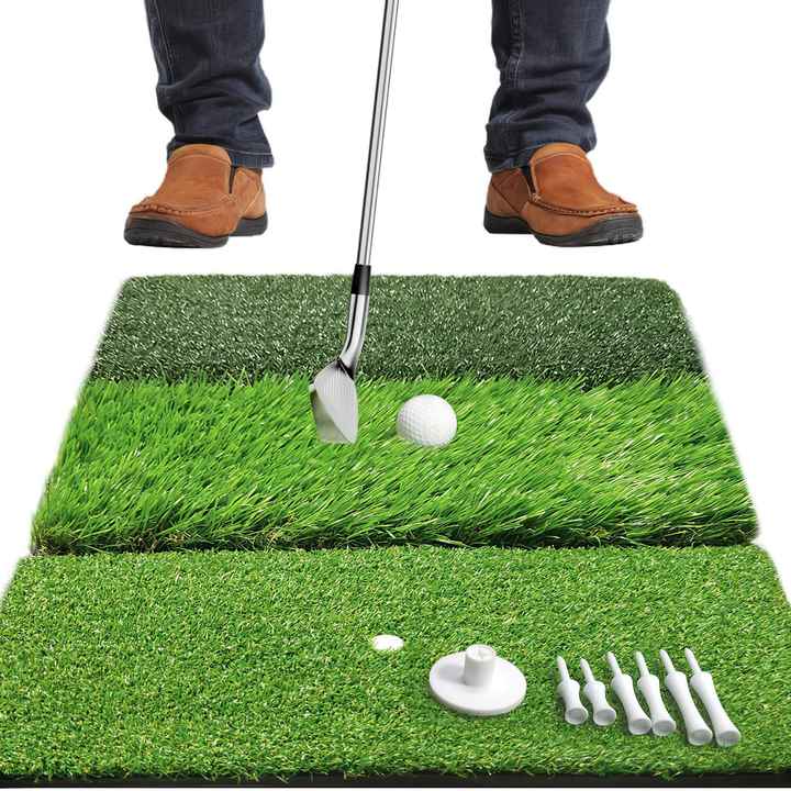 Factory Direct Supply Portable Outdoor Golf Practice Mat Three-Grass ...