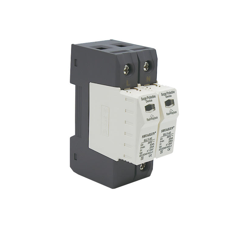 SPD Customized 2P Lightning Protection Device T2 Type Surge Protector ...