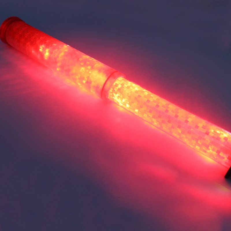 Free Sample Led Red Traffic Baton Custonmizable Led Multifunctional ...