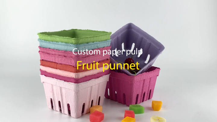 Fresh Fruit and Vegetables Pulp Boxes - Eco-Friendly Packaging