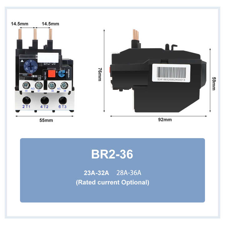Motor Protection Relay Contactor NR2 Thermal Overload Protection Relay ...