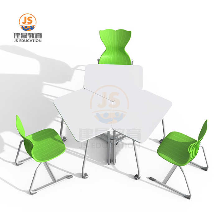 High School Modular Combined Classroom Learning Table and Chair ...