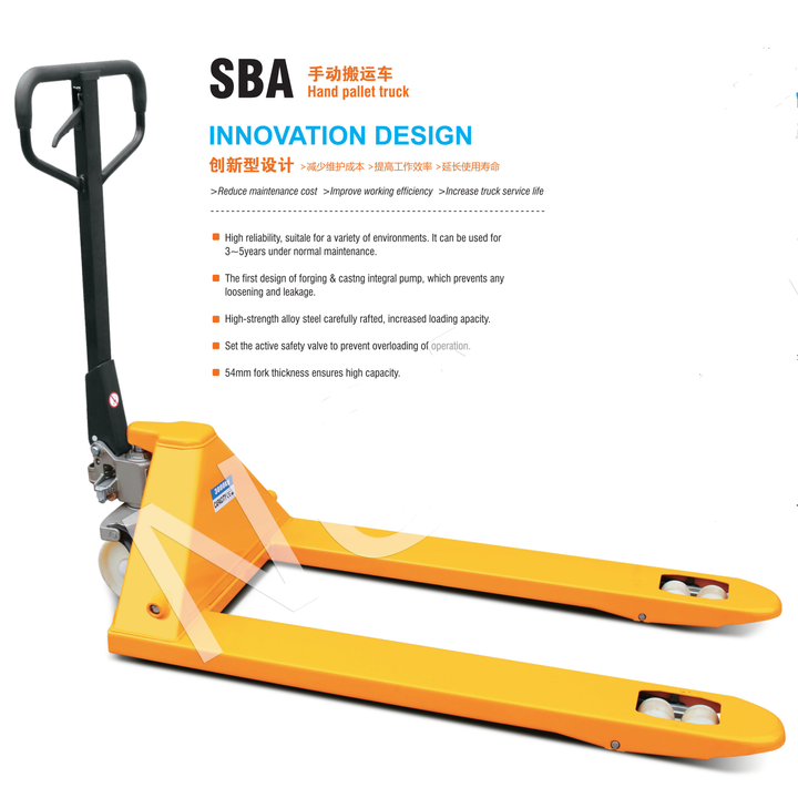 Customized Hand Pallet Stacker Lifting with Adjustable Fork Width ...