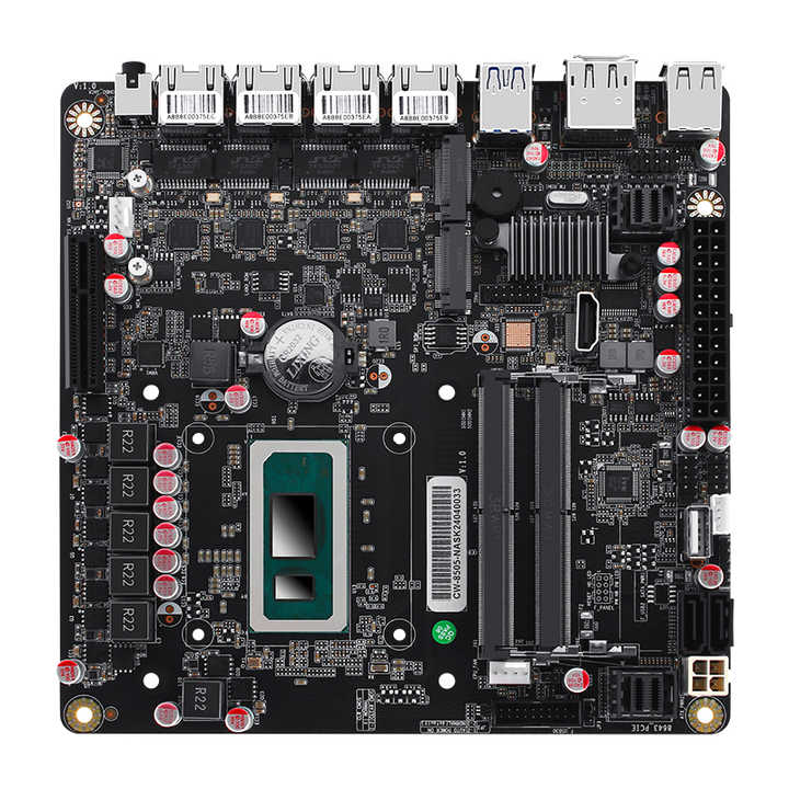 CWWK Q67 NAS Mini ITX Motherboard Upgraded Version,LGA1700 Supports intell12-13Gen Processors ...