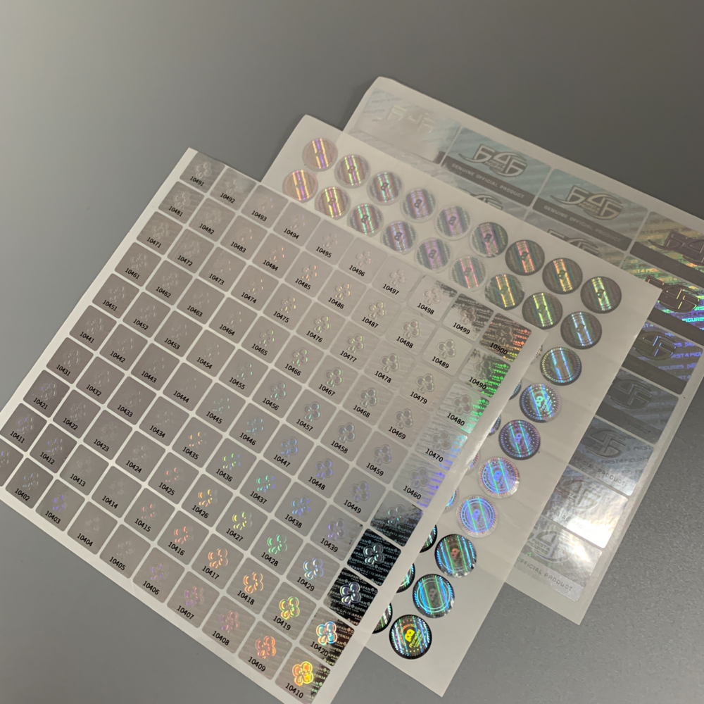 High quality 3d hologram sticker original make hologram stickers for hats