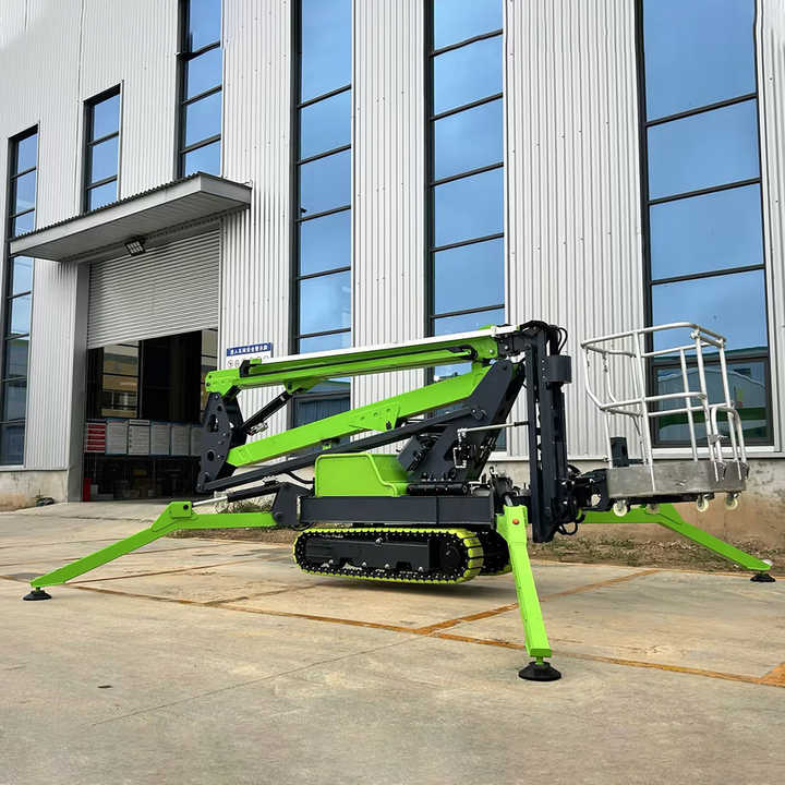 Lifting Folding Spider Crane Boom Lift Towable Tracked Spider ...