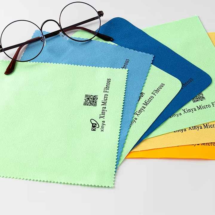 Custom Logo Microfiber Glasses Cloths Eye Glasses MicroFiber Lens ...