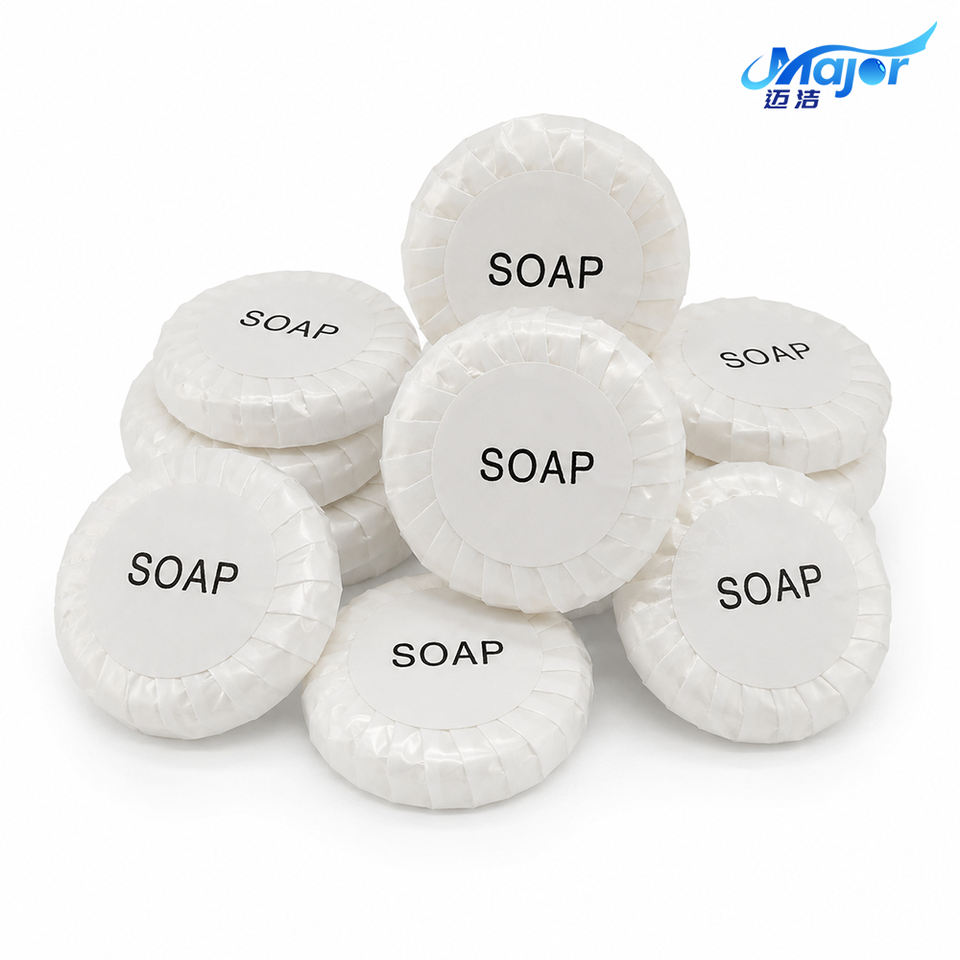 Hotel Soap Disposable Bath Soap Bar With Pearlized Film Wrapper for ...