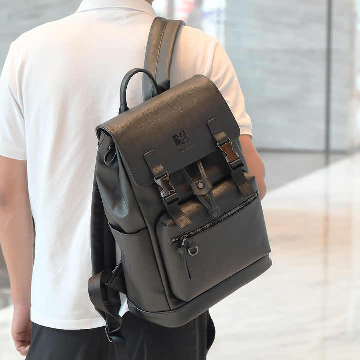 Shop Our Hot Sale PU Leather Backpack for Men - Waterproof & Anti-theft
