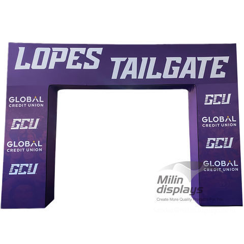 Custom Printed Winners Arch Podium For Sports Events Portable Entrance ...