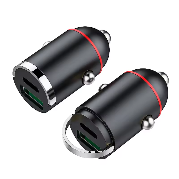 Portable 100W PD Metal Car Charger Adapter Mini Type-C USB-C Fast ...