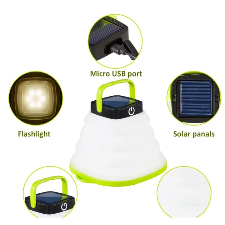 Portable IP68 Waterproof LED Lantern USB Rechargeable Outdoor Camping ...