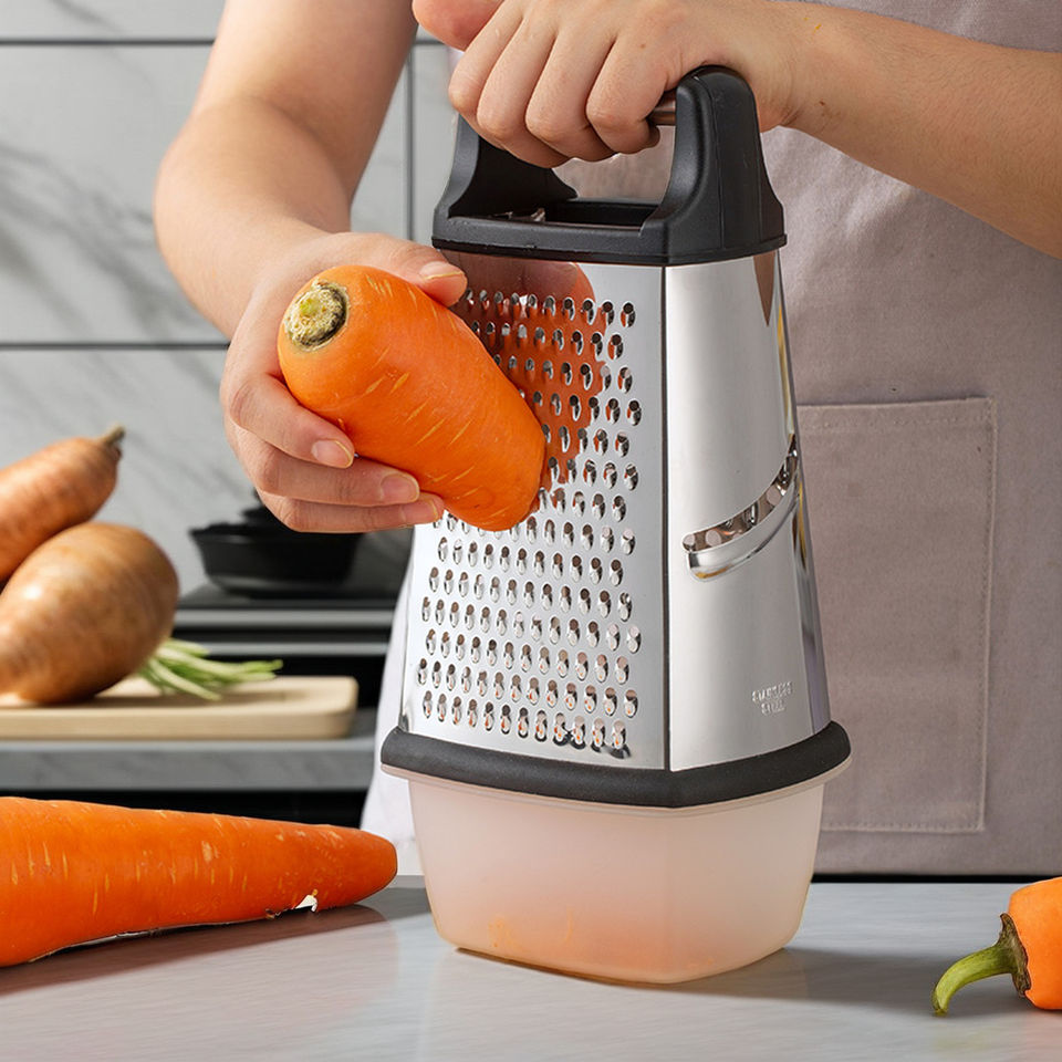 Tower-shaped Four-Side Box Grater - Versatile Kitchen Tool