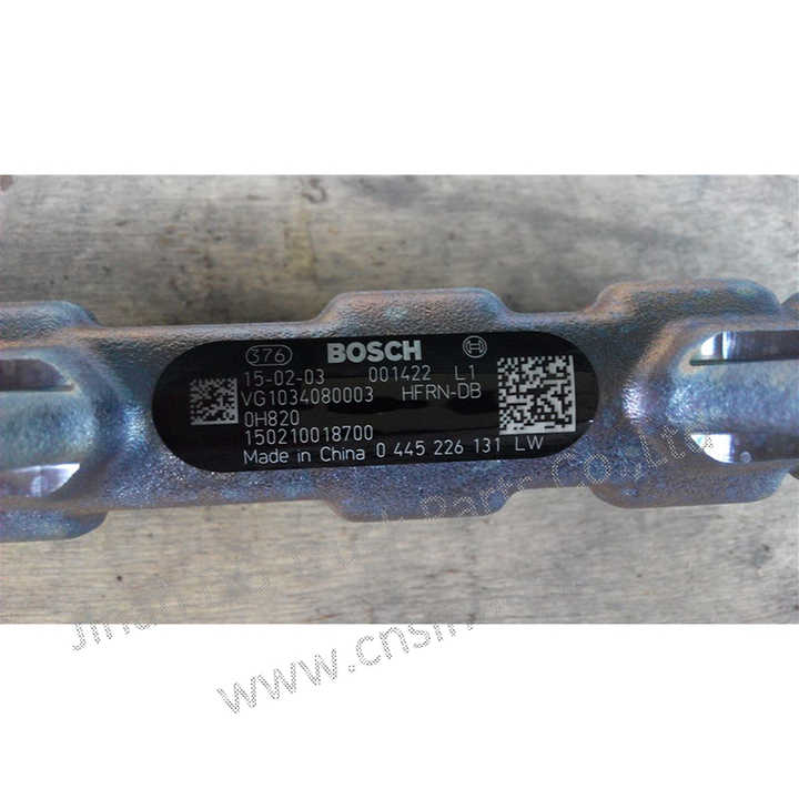 VG1034080003 Common Rail Components for Sinotruck D10 Engine