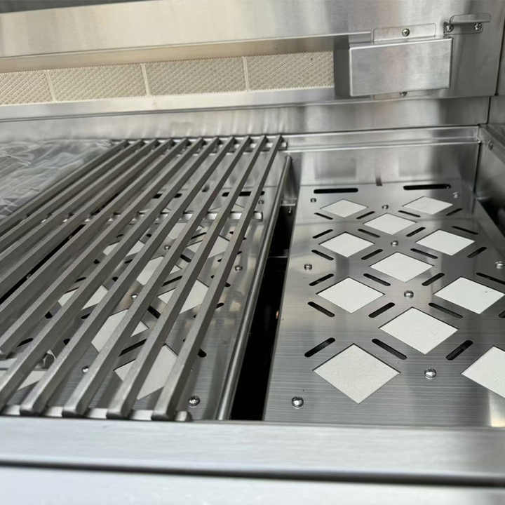 304 SUS 4 Main Burner Built in Bbq Gas Grill 42" With Infrared Back ...